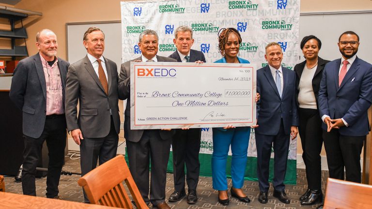 $1 Million Check Presentation For Green Action Challenge Award – Bronx ...